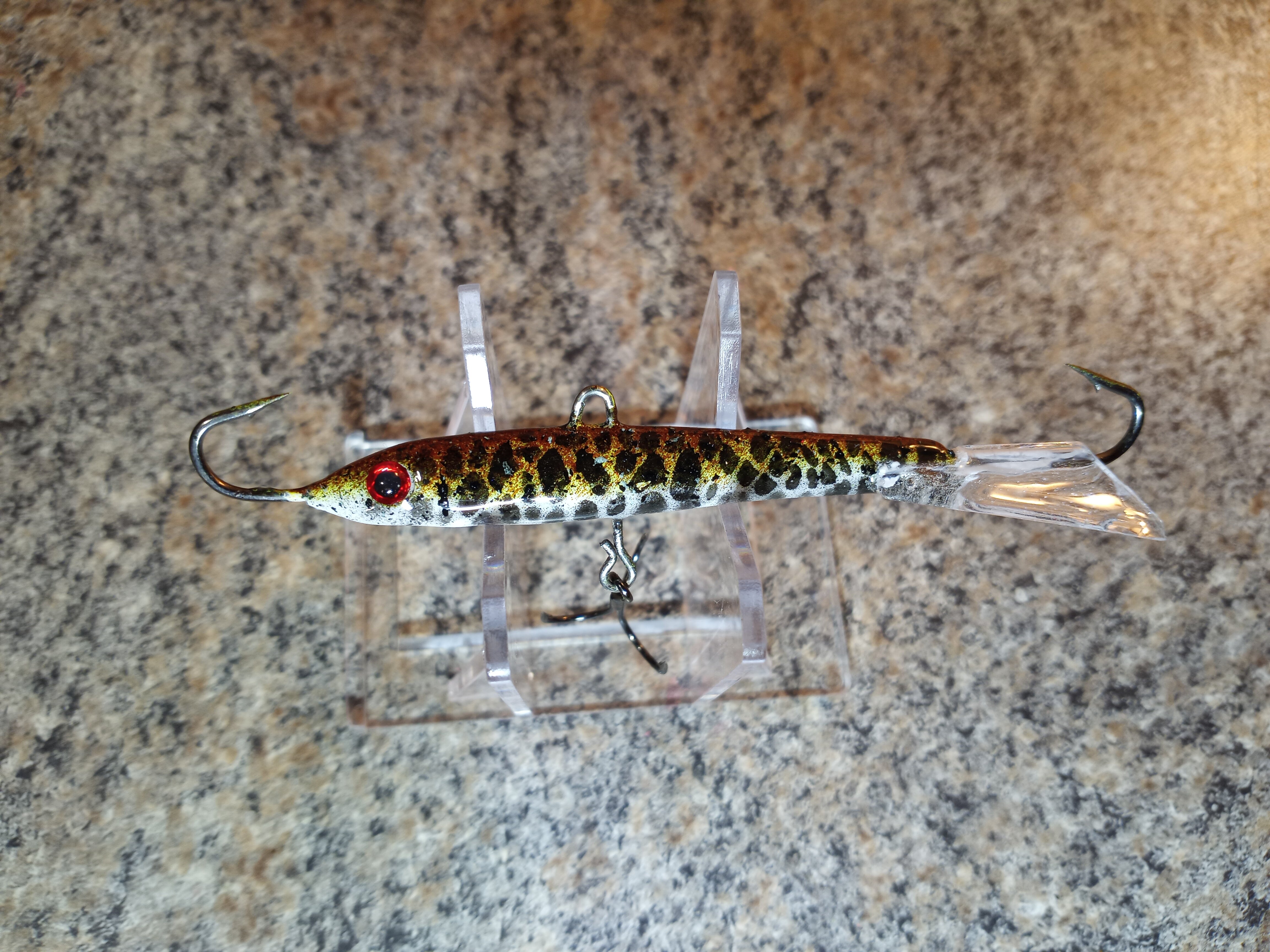 CUSTOM OPEN WATER 1/2OZ, 7/8OZ VERTICAL JIGGING MINNOW BROWN GOBY ...