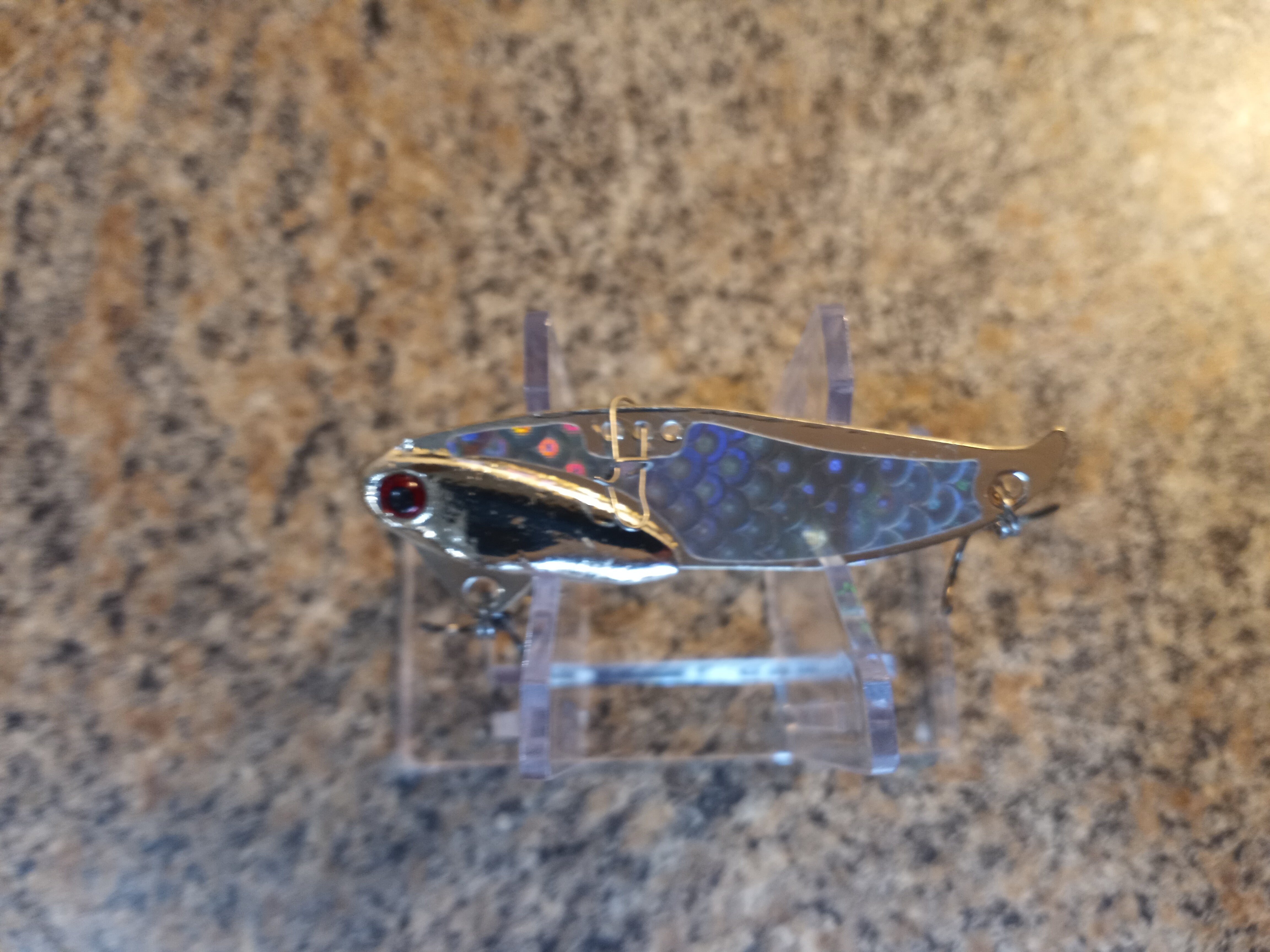 Silver Plated Custom Blade Baits in 1/2oz & 5/8oz weights SILVER FISH ...