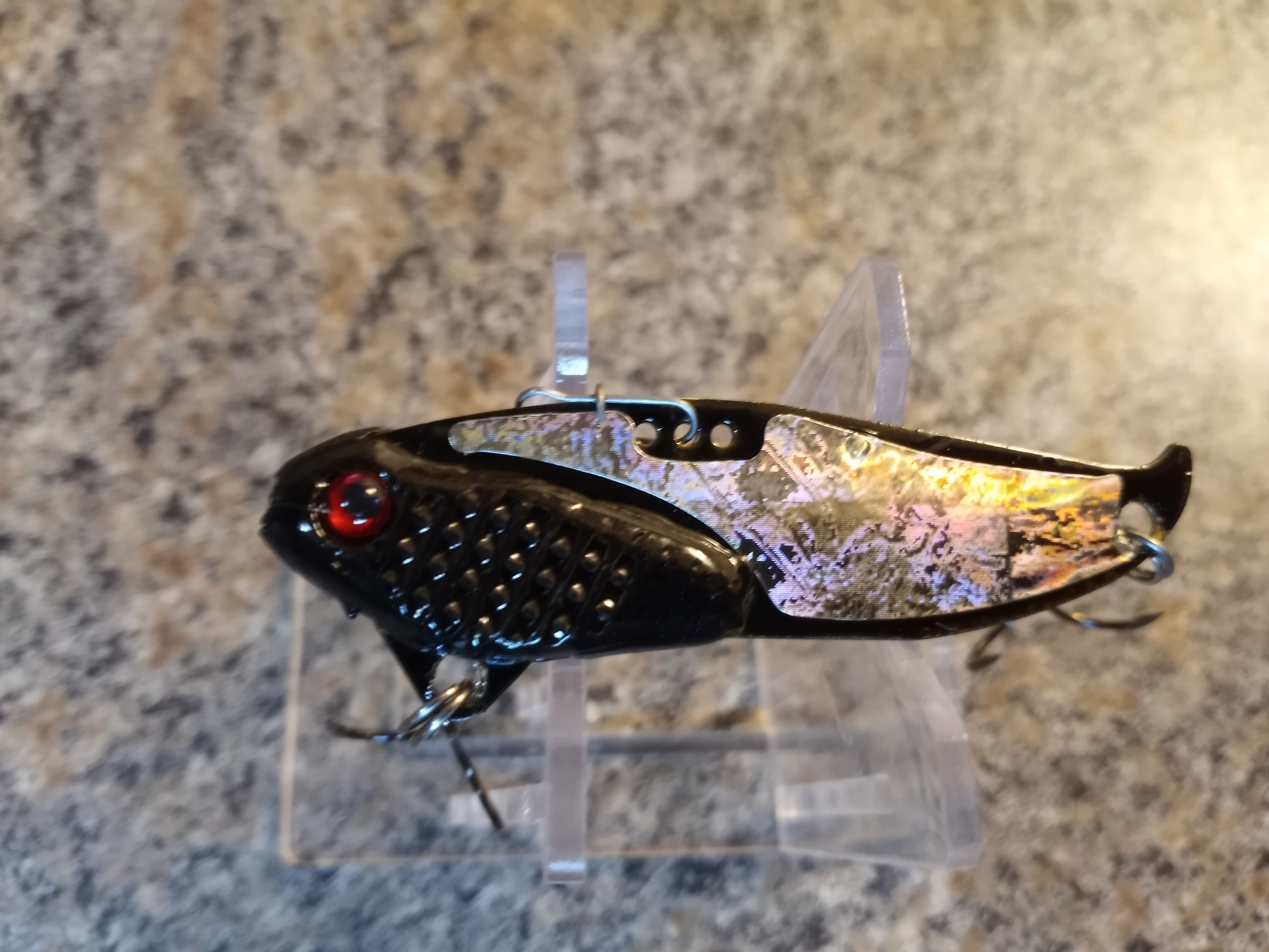 1/2OZ & 5/8OZ Custom Blade Bait For Walleyes & Perch SALT & PEPPER MOU ...