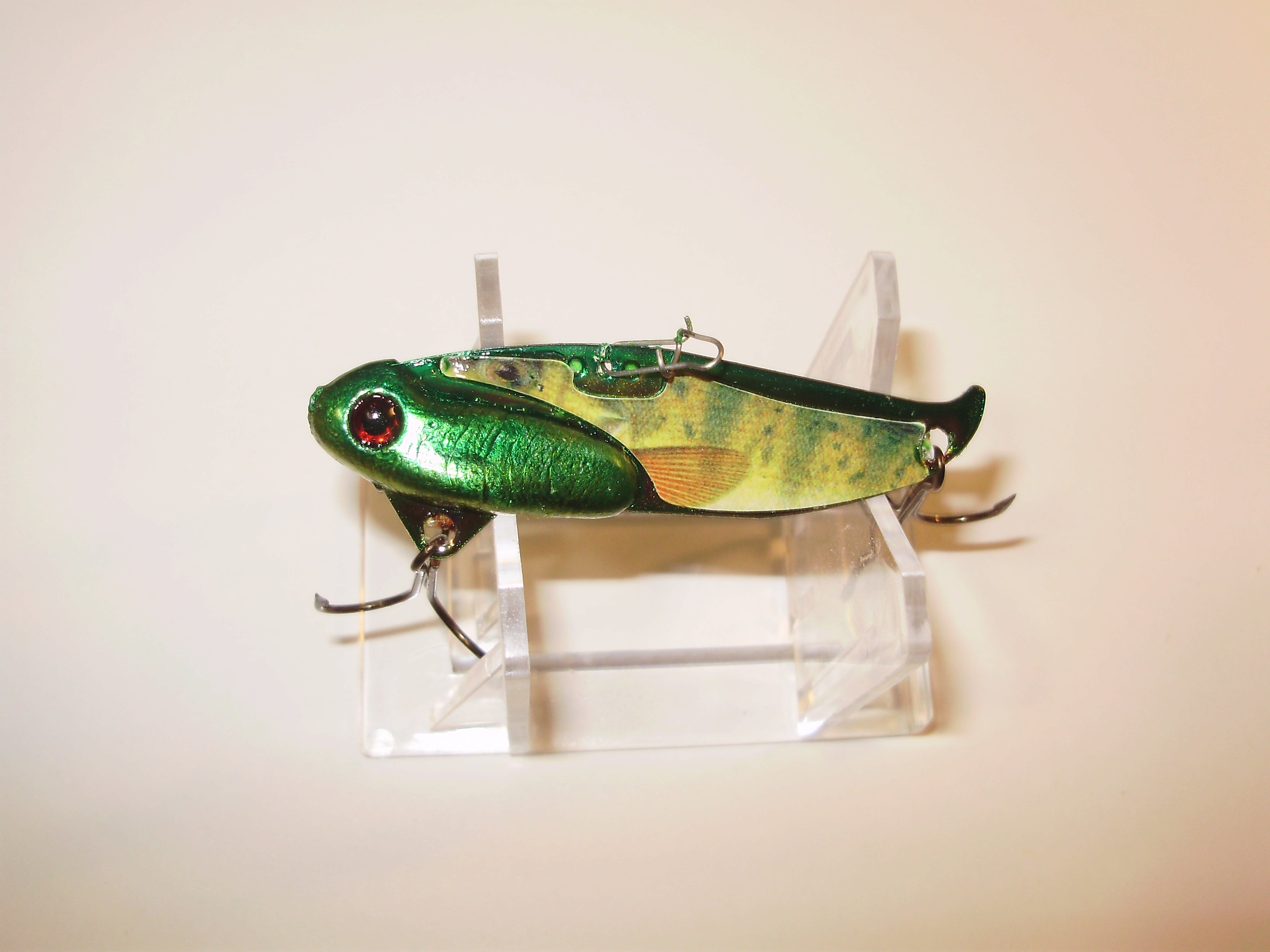 3/8oz, 1/2oz, 5/8oz, 3/4oz Custom Oneida Lake Photo Real Life Blade Ba ...