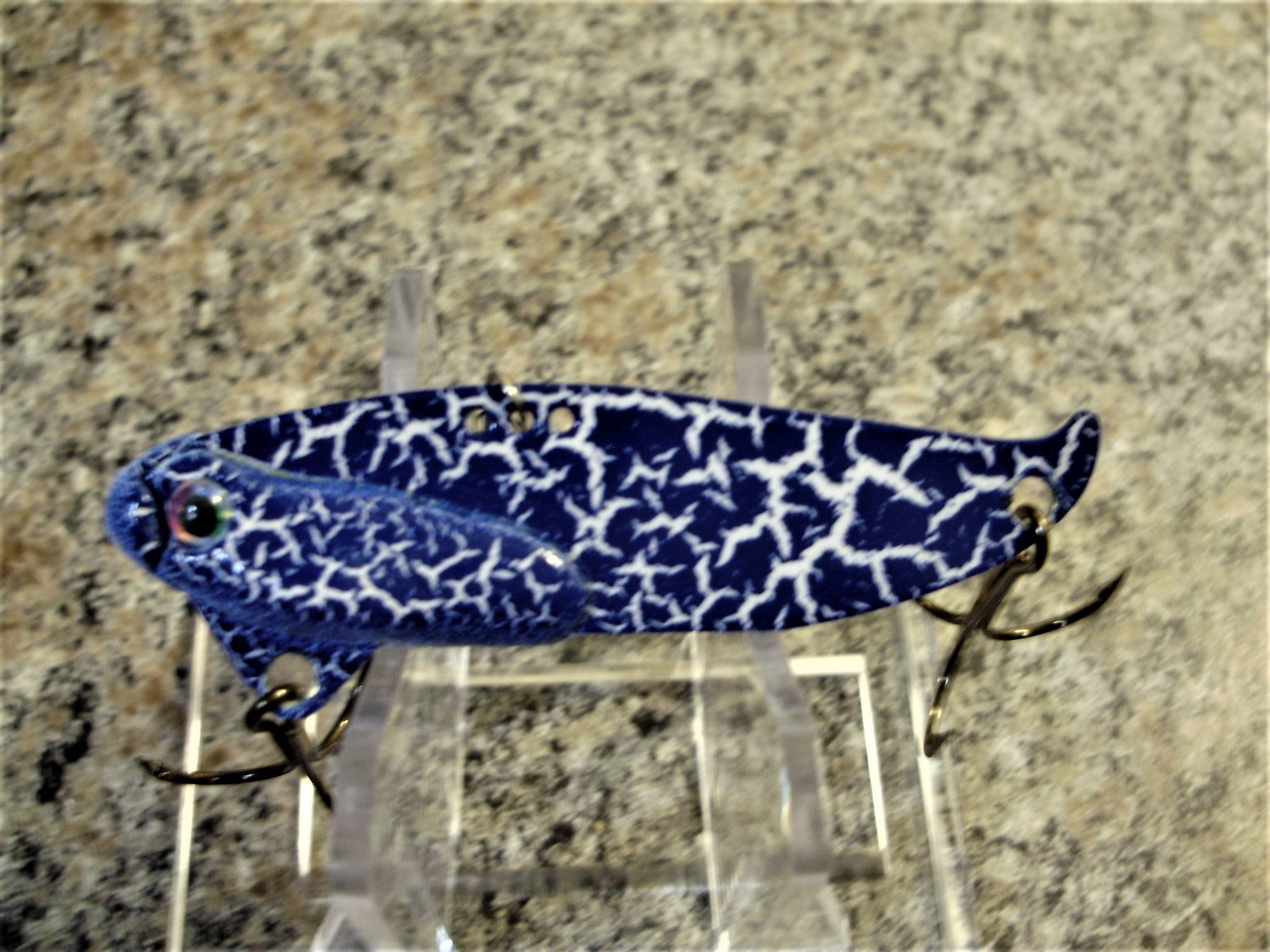 3/8OZ,1/2OZ & 5/8OZ Custom Blade Bait For Walleyes BLUE CRACKLE ...