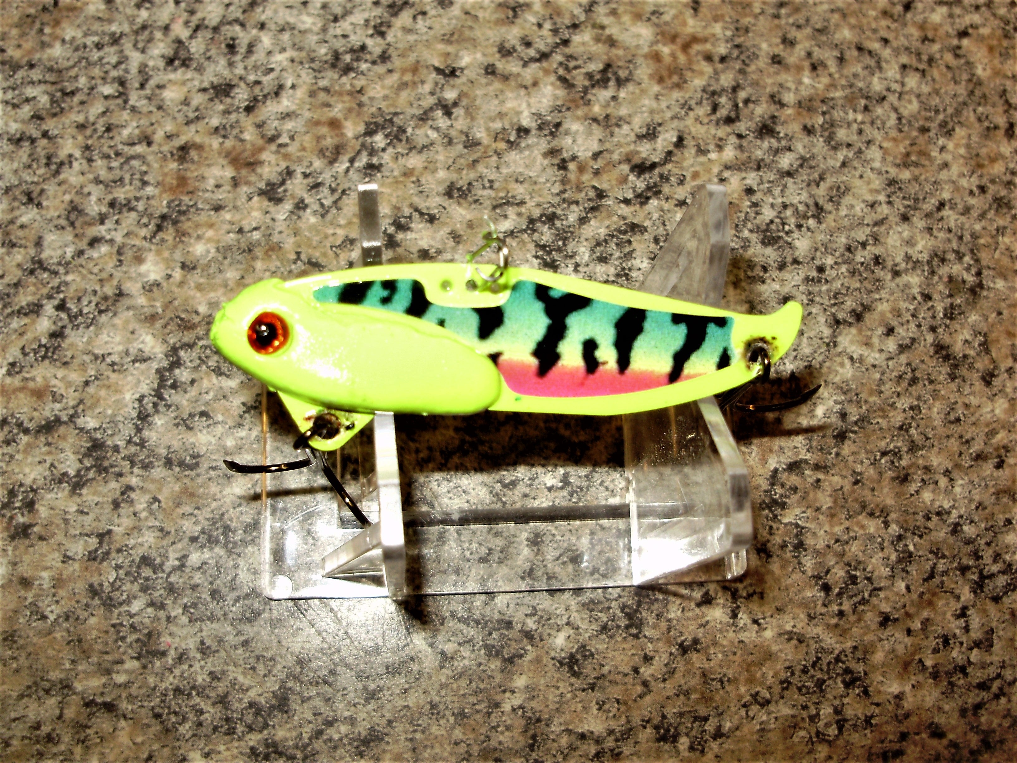 3/8oz, 1/2oz, 5/8oz, 3/4oz Custom Oneida Lake Photo Real Life Blade Ba ...